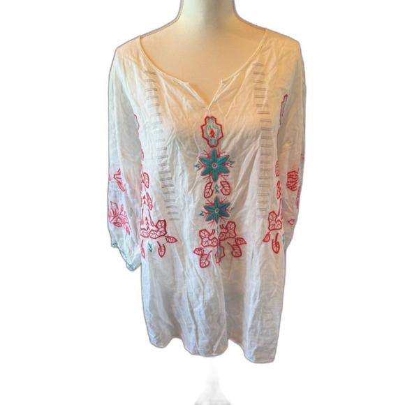 Johnny Was | Tops | Johnny Was 3j Workshop Tunic Top Blouse Medium ...